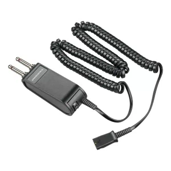 Poly P10 2-Prong Amplifier, 10ft Coil Cord (29362-41) | Macondo Networks